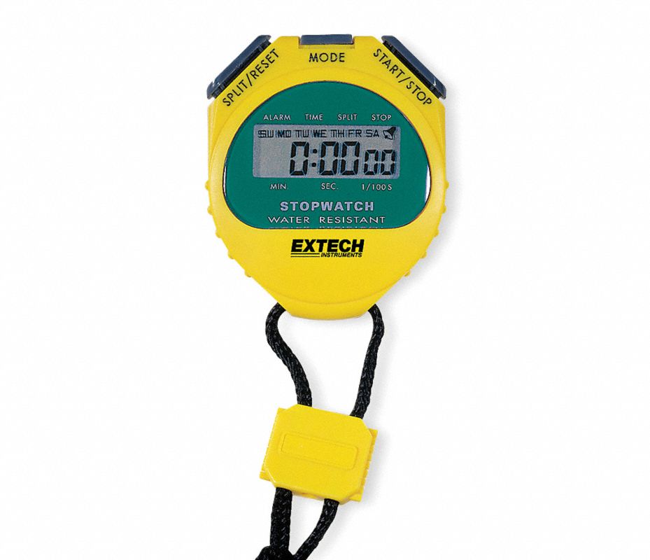 EXTECH Cronómetro Digital con Intervalo de Tiempo Máx. Cuenta Hasta 23 ...