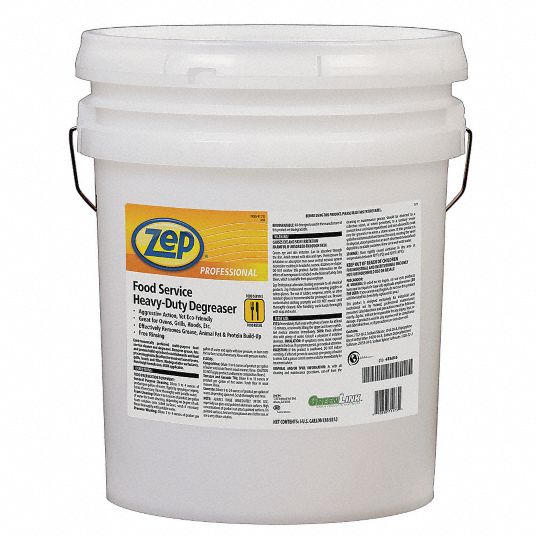 ZEP PROFESSIONAL Degreaser, Pail Container Type, 0.1 Recommended ...
