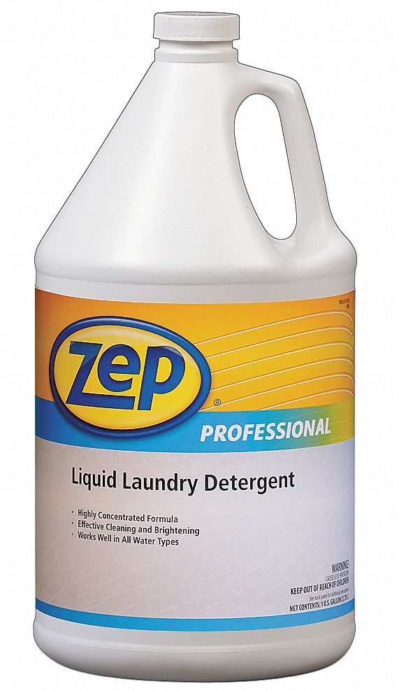 ZEP PROFESSIONAL Liquid Laundry Detergent, 1 gal., Pleasant - 4TMK9 ...
