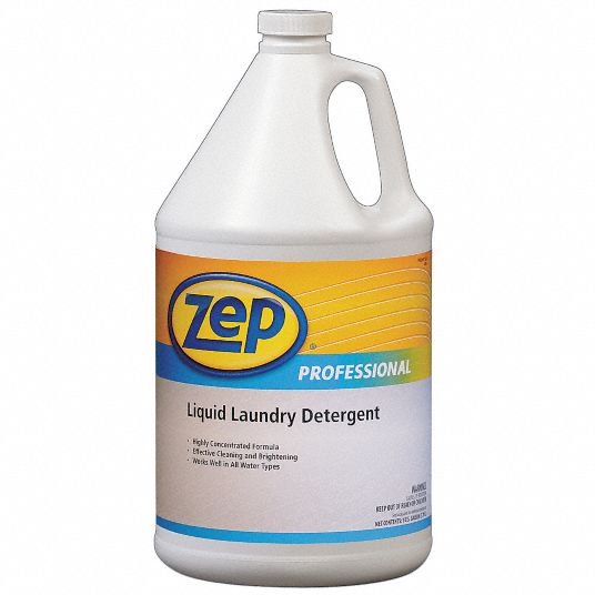 ZEP PROFESSIONAL Liquid Laundry Detergent, 1 gal., Pleasant - 4TMK9 ...