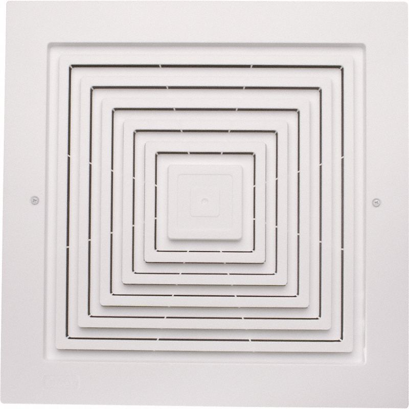 BROAN Ceiling Ventilator: 181 cfm Max Airflow, Variable Speeds, 1.5 ...