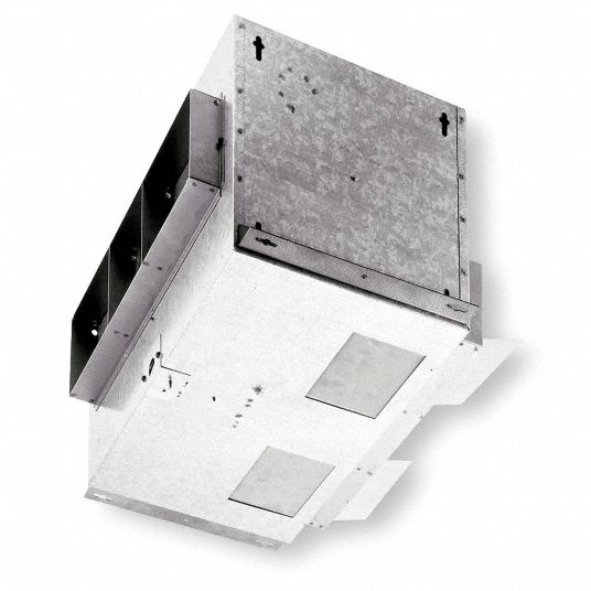 526 cfm @ 0.100 in SP, Rectangular Duct, In-Line Ceiling Exhaust Fan ...
