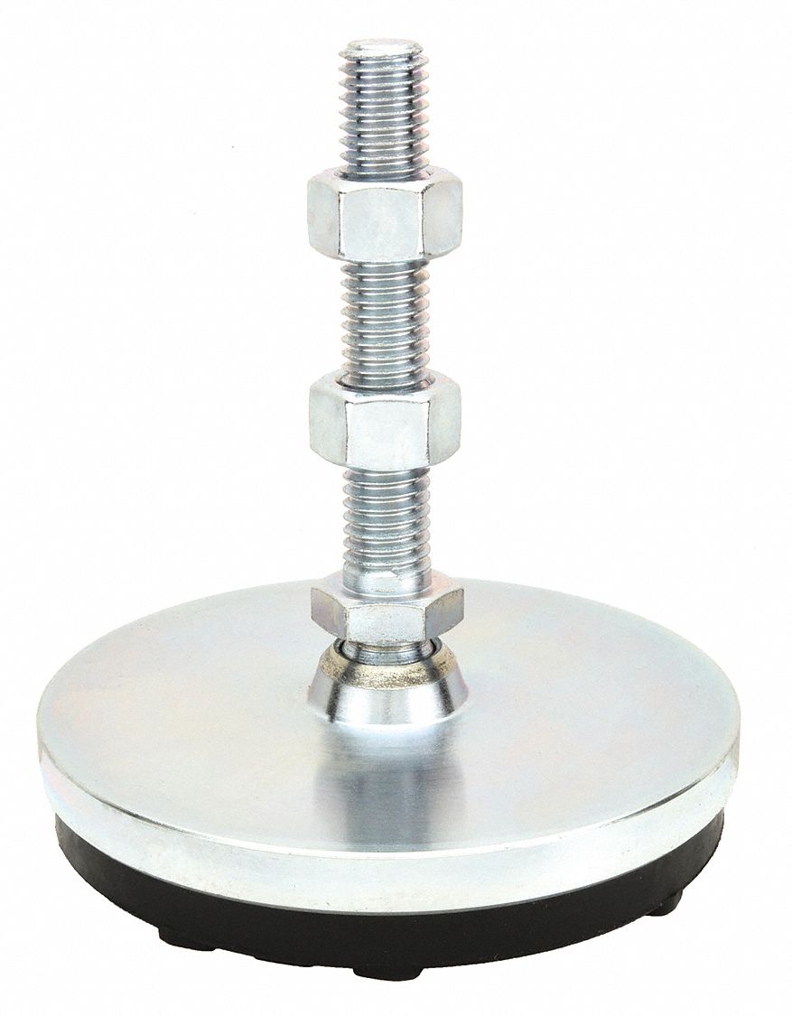 S & W, Fixed Stud, 1/2"-13 Thread Size, Male-End Leveling Mount - 4TRP4 ...