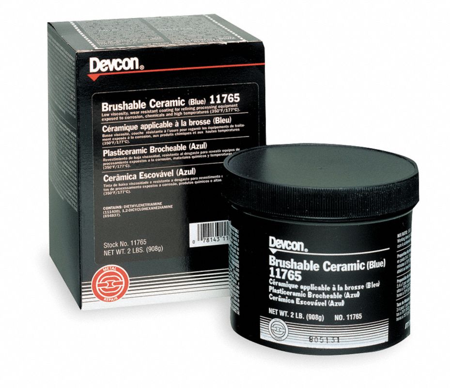 DEVCON Cerámica Azul Cepillable Lata de 2 lb. con Rango de Temperatura ...