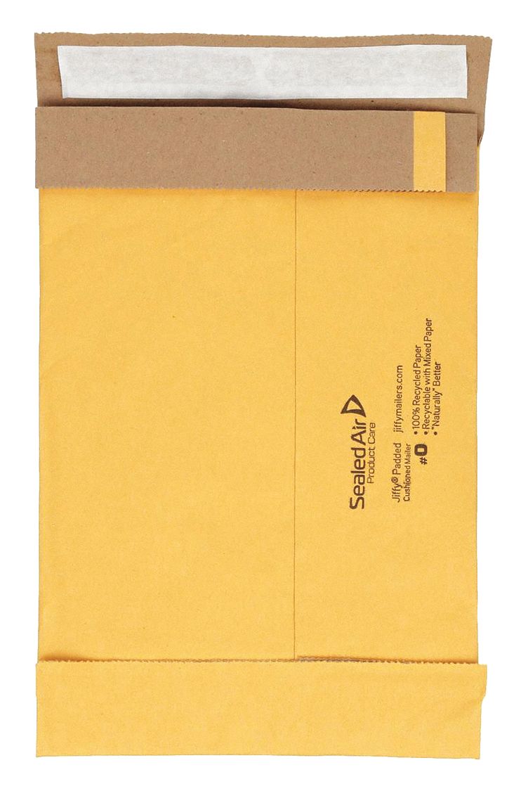 6 in x 10 in, #0, Mailer Envelopes - 4TU94|KPSS0 - Grainger