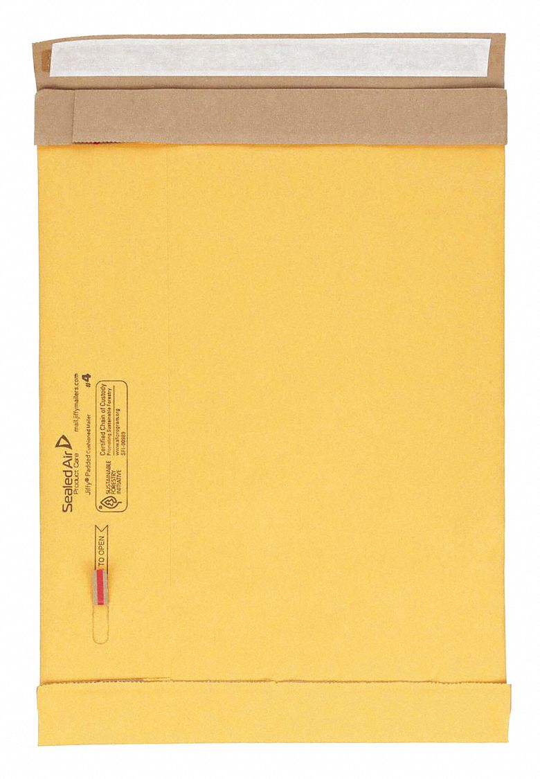 9 1/2 in x 14 1/2 in, #4, Mailer Envelopes - 4TU97|KPSS4 - Grainger