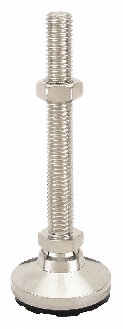 S & W, Swiveling Stud, 1/2"-13 Thread Size, Male-End Leveling Mount ...