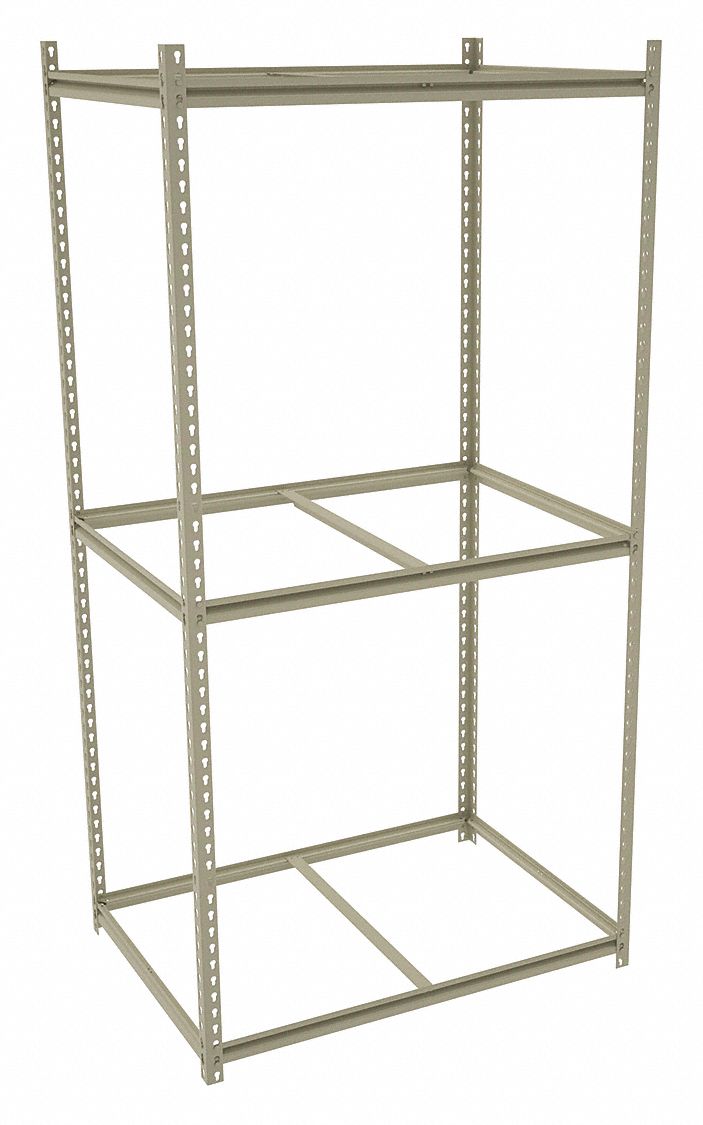 TENNSCO Anaquel sin Pernos Tipo Básico de Acero sin Ninguna Cubierta, 4 ...