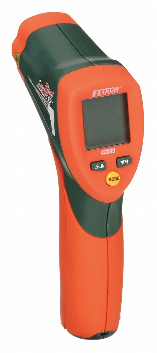 EXTECH Termómetro Infrarrojo LCD Retroiluminada -20° a 510° - 4TXH4 ...