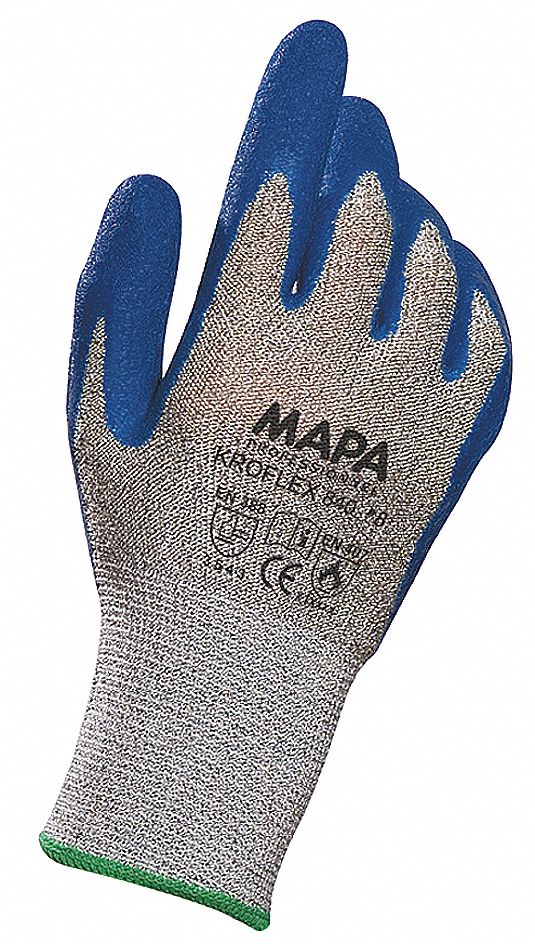MAPA, M, Latex, Coated Gloves - 4TXJ5|840 - Grainger