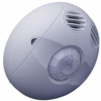 Ceiling Occupancy Sensor, 500 sq ft Passive Infrared, Ultrasonic, White ...