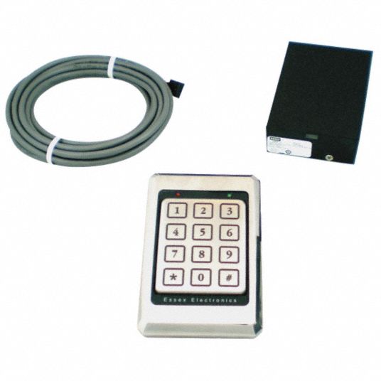 Access Control Keypad, Keypad, Stainless Steel Bezel, 5 1/8 in Height ...