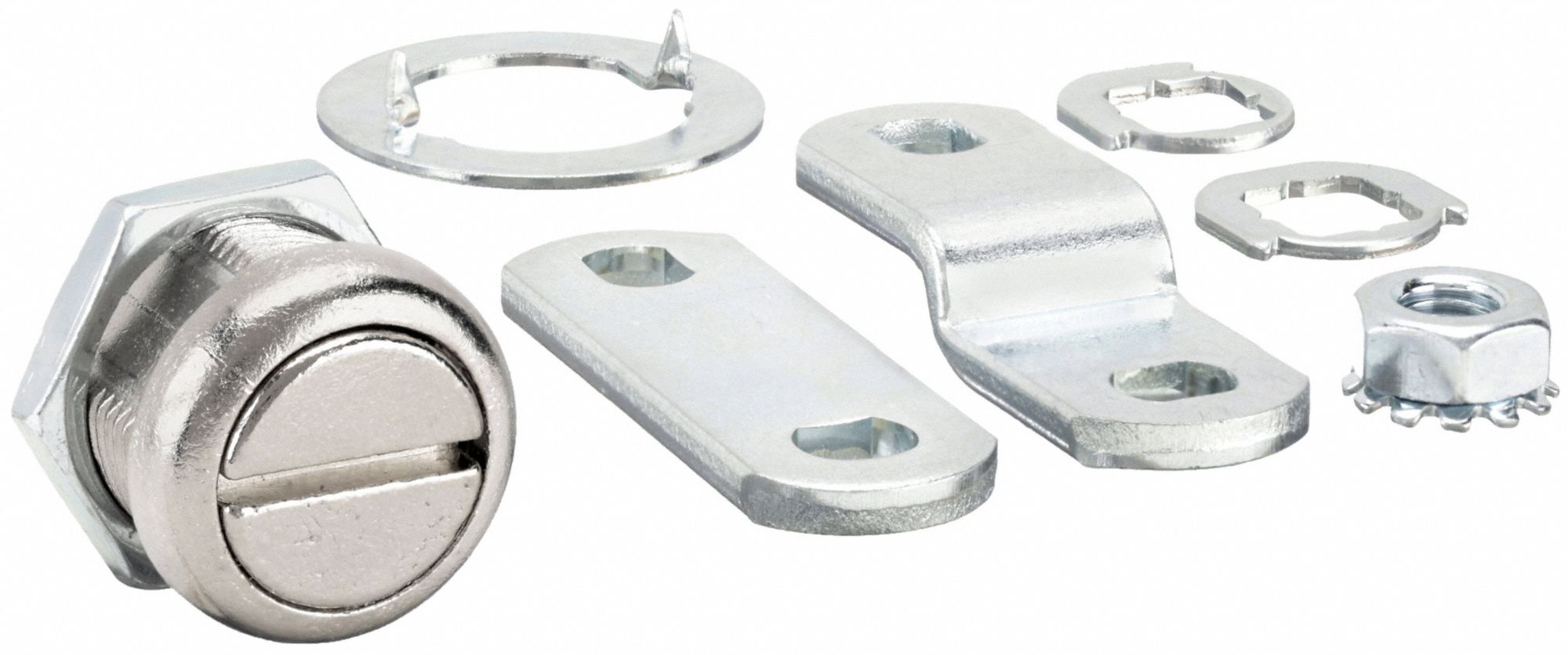 COMPX NATIONAL Keyless Slotted Cam Locks: For 9/16 in Material Thick, 3 ...