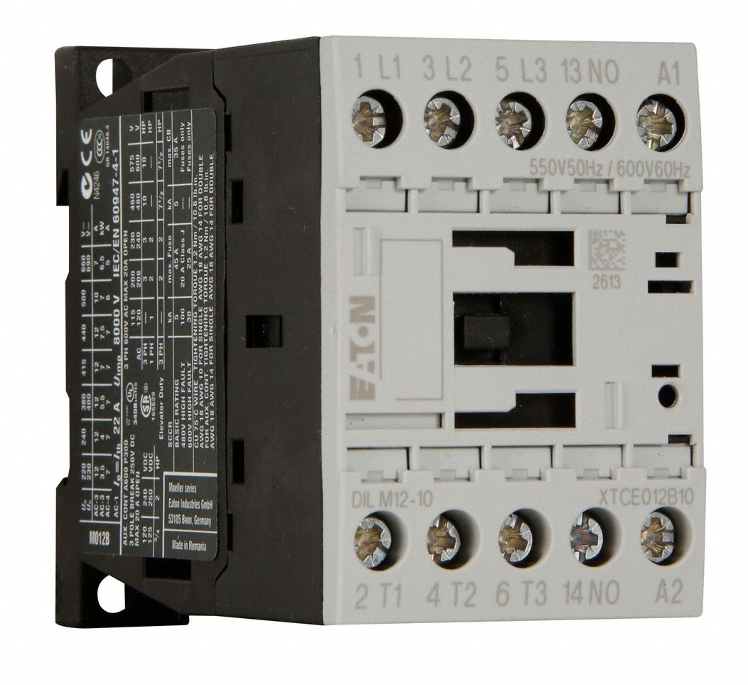 EATON 480V AC IEC Magnetic Contactor; No. of Poles 3, Reversing: No, 15 ... EATON 480V AC IEC Magnetic Contactor; No. of Poles 3, Reversing: No, 15 ...