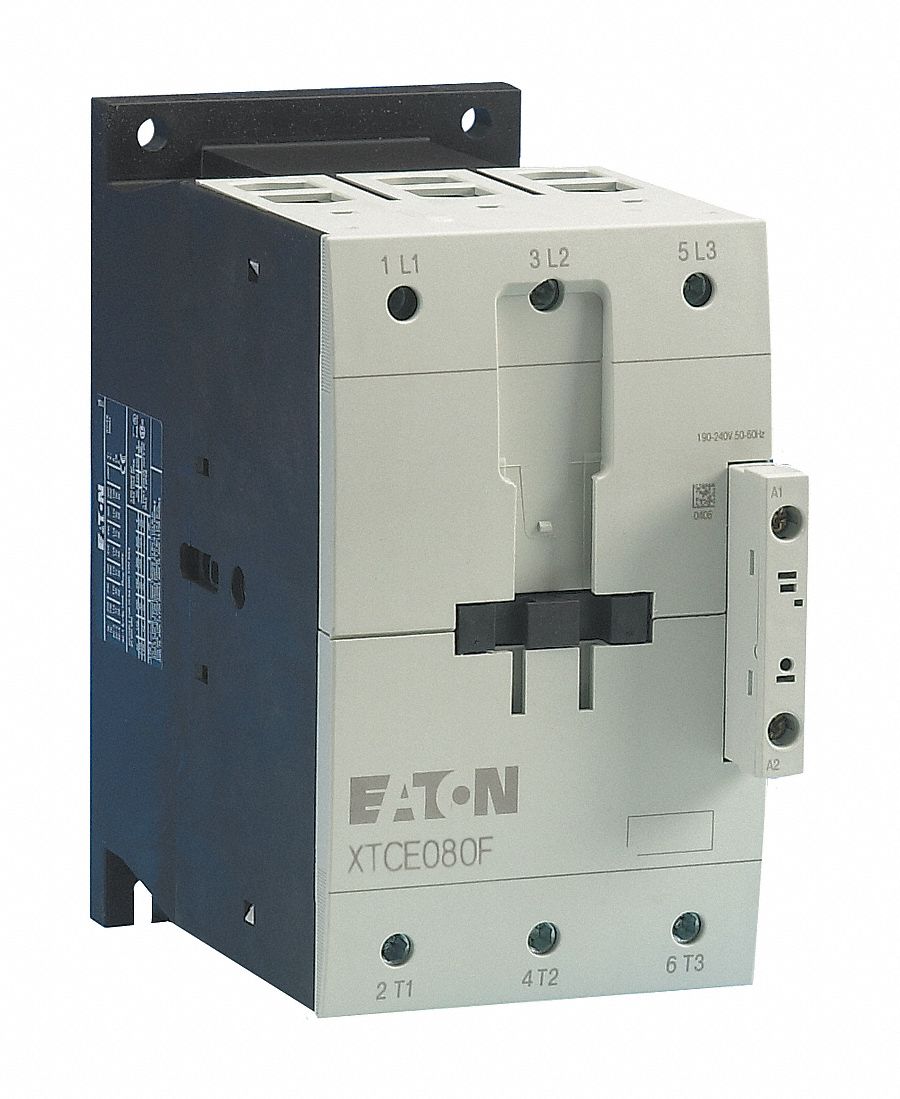 EATON, Non-Reversing, 3 Poles, IEC Magnetic Contactor - 4TZE7 ...