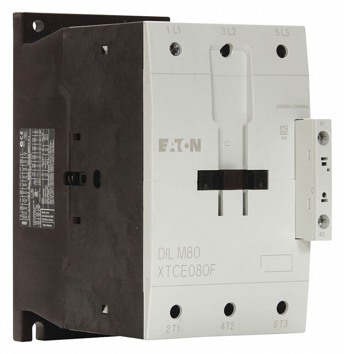 EATON, Non-Reversing, 3 Poles, IEC Magnetic Contactor - 4TZE2 ...