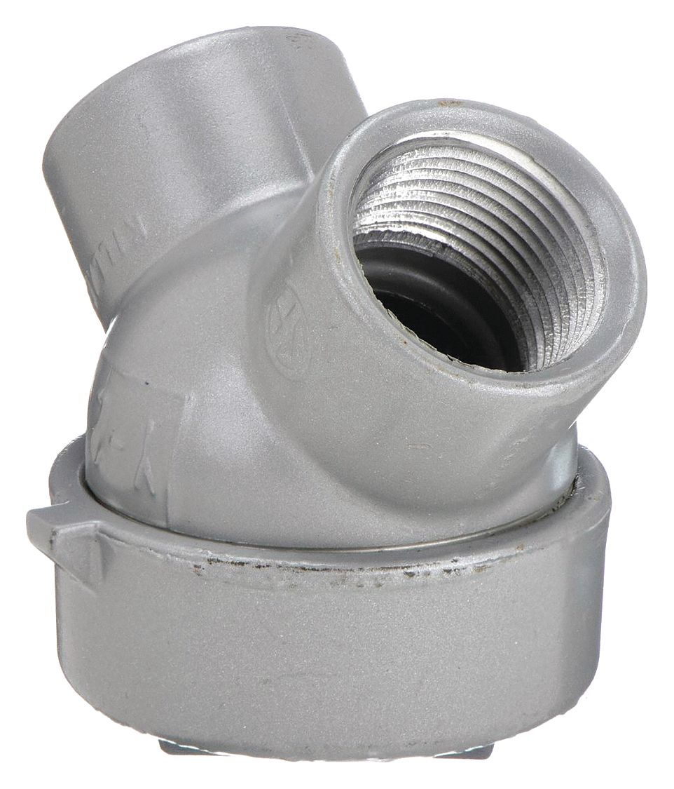 HUBBELL KILLARK, Aluminum, Powder Coated, Capped Elbow - Haz Loc ...