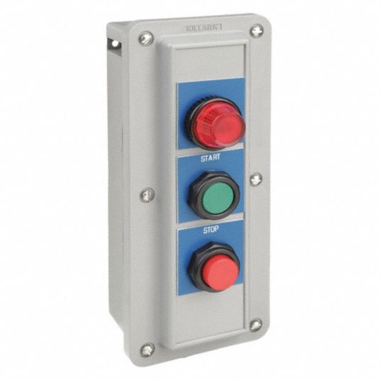 1 Gang, Push Button, Control Station - 4TZP5|D2CG8B15 - Grainger