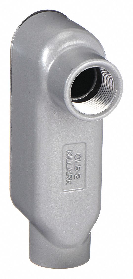 Aluminum, Powder Coated, Conduit Outlet Body - 4TZR1|OLB-1CG - Grainger