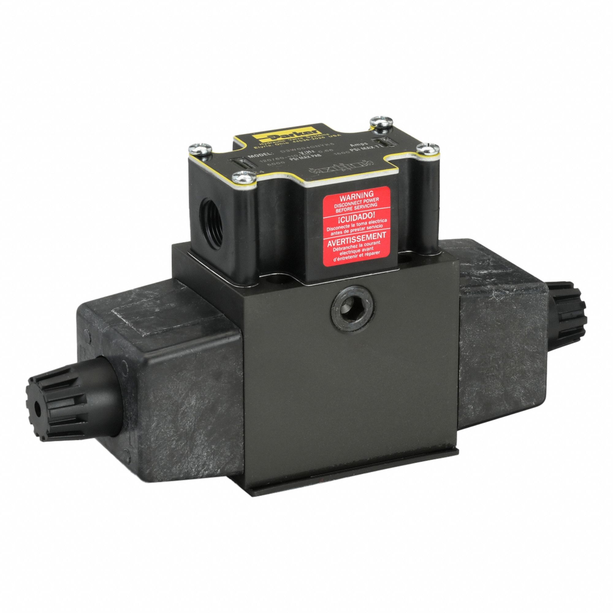 PARKER Válv d/Direc Hdráulica,CETOP-05,5000 psi - 4UB28 | D3W004CNYK5 ...