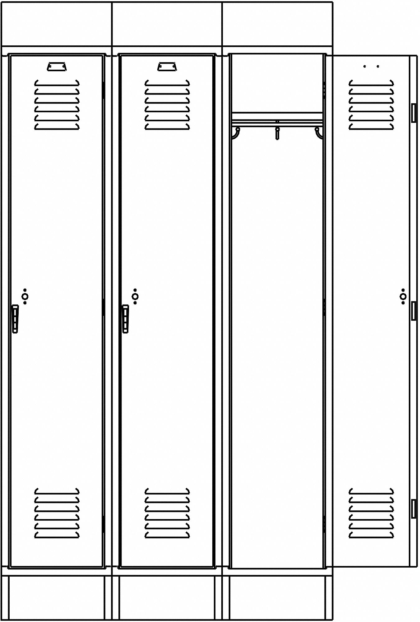 Locker 1 Tier - Grainger