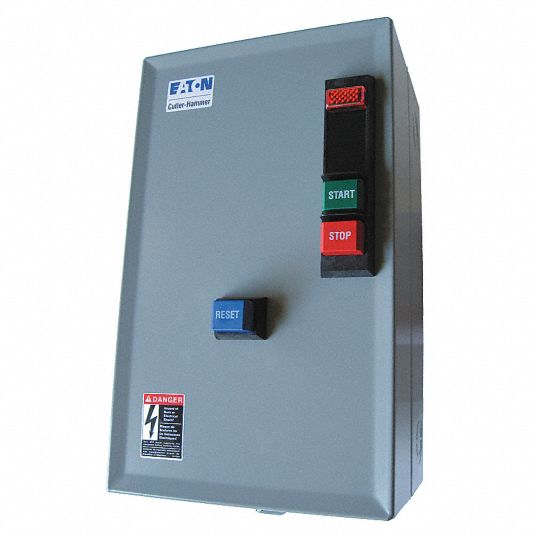 Motor Starter, 480V AC Coil Volts, Overload Relay Amp Setting: 6.4 to ...