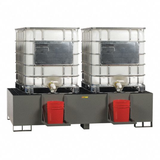 LITTLE GIANT, 8 1/4 ft L x 4 1/4 ft x x 23 in, 400 gal Spill Capacity ...