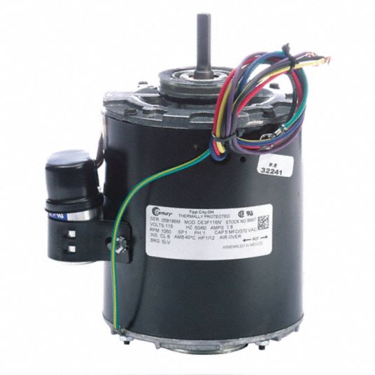 CENTURY, 1 Speed, 1/12 HP, Unit Heater Motor - 4UE32|9667 - Grainger