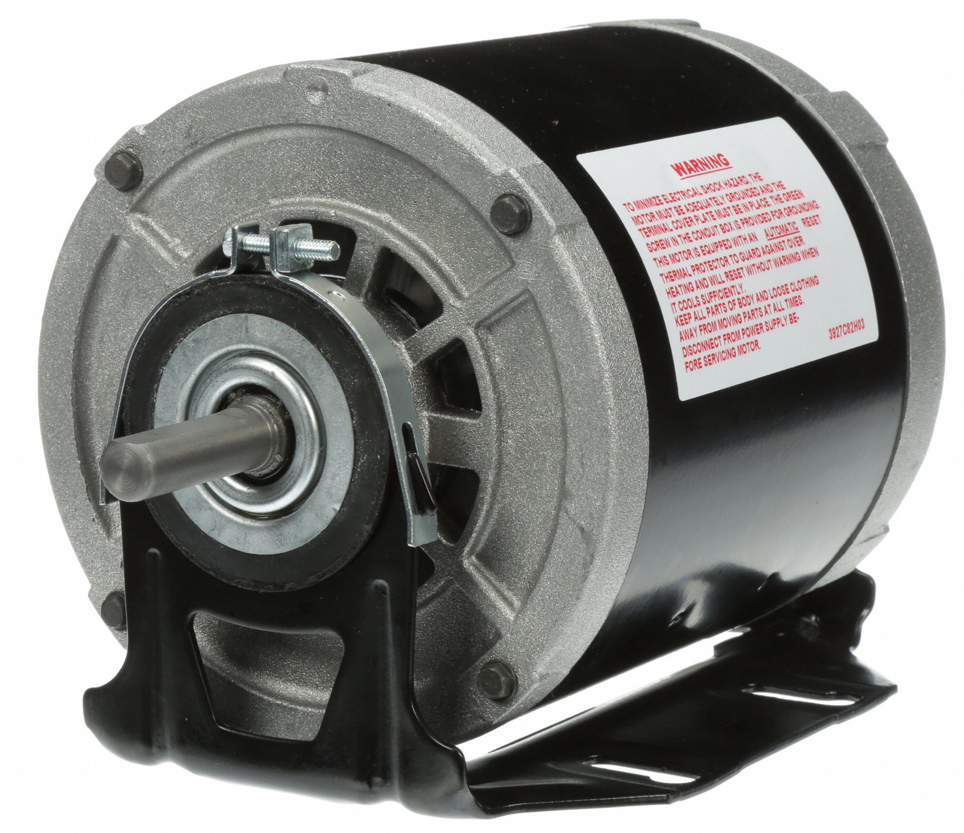 CENTURY Belt Drive Motor: 1 Speed, Open Dripproof, Cradle Base Mount, 1 ...