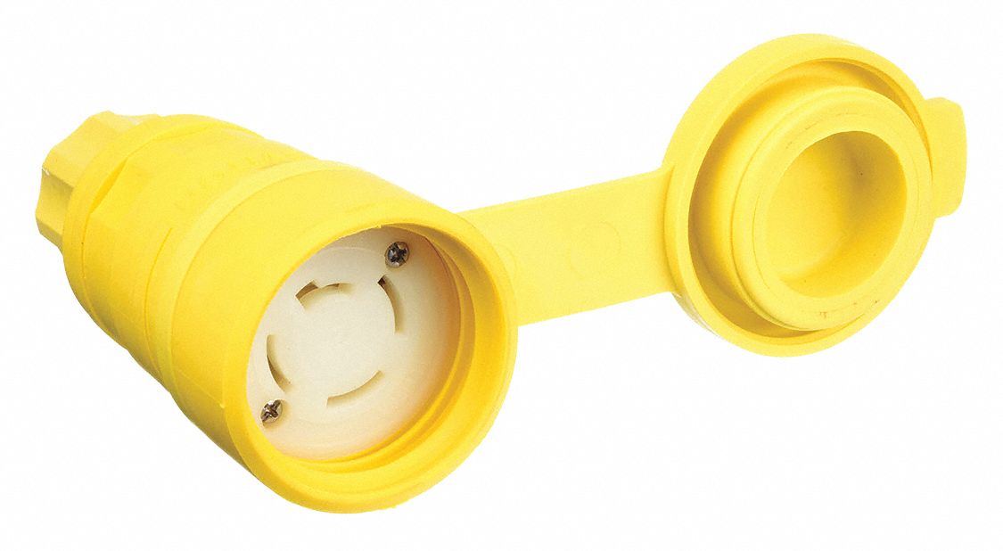 20 Amp Industrial Grade Locking Connector, Non-NEMA, 20A NEMA ...