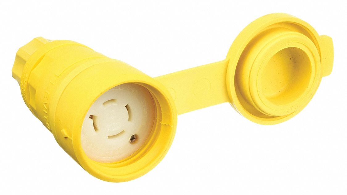 20 Amp Industrial Grade Locking Connector, L15-20R NEMA Configuration ...