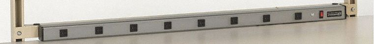 PRO-LINE, 60 in Overall Wd, 2 in Overall Dp, Power Strip - 4UJ54|ES48 ...