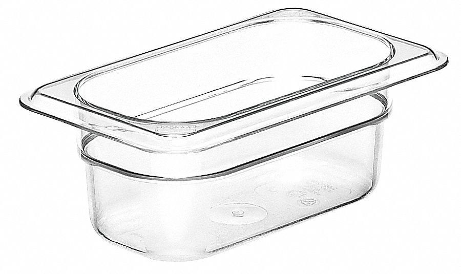CAMBRO Ninth Size Rectangular Food Pan 4UJV5 CA92CW135 Grainger
