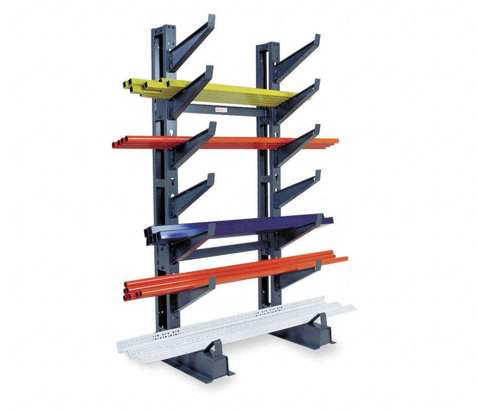 JARKE Rack Cantilever , Acero , Altura Total 7 pies , Ancho Total 72 ...