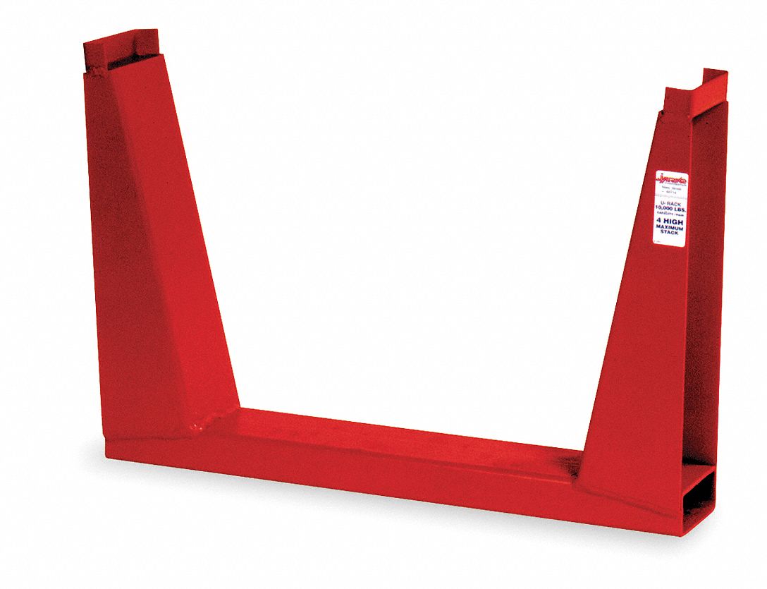 JARKE, 24 in x 25 1/2 in x 19 in, 10,000 lb Load Capacity, Stacking U ...