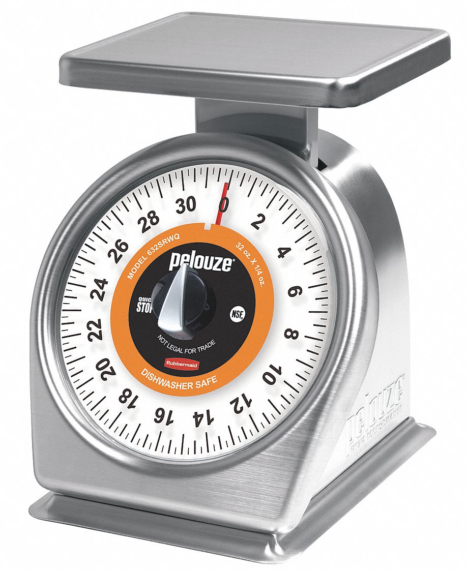 Compact Bench Scale, Analog Dial Scale Display, Weighing Units oz ...