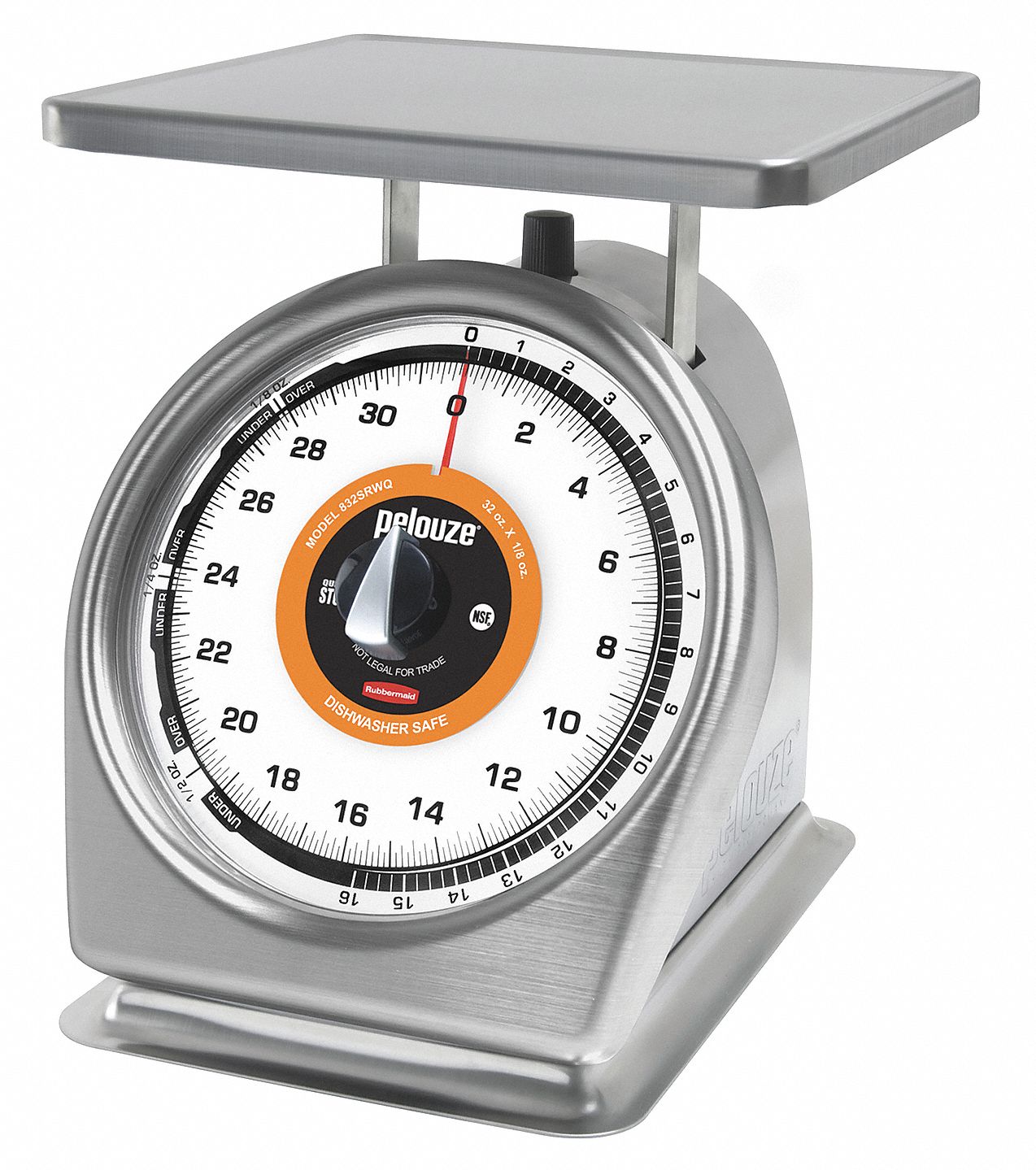 RUBBERMAID COMMERCIAL PRODUCTS Compact Bench Scale, Analog Dial Scale ...