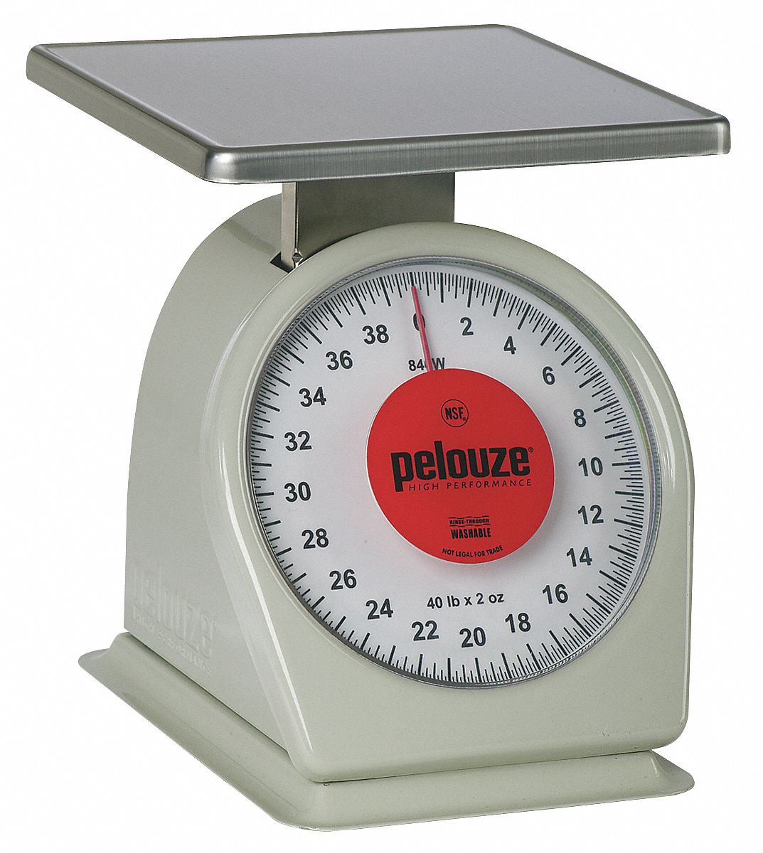 RUBBERMAID COMMERCIAL PRODUCTS, 40 lb Wt Capacity, 7 in Weighing ...