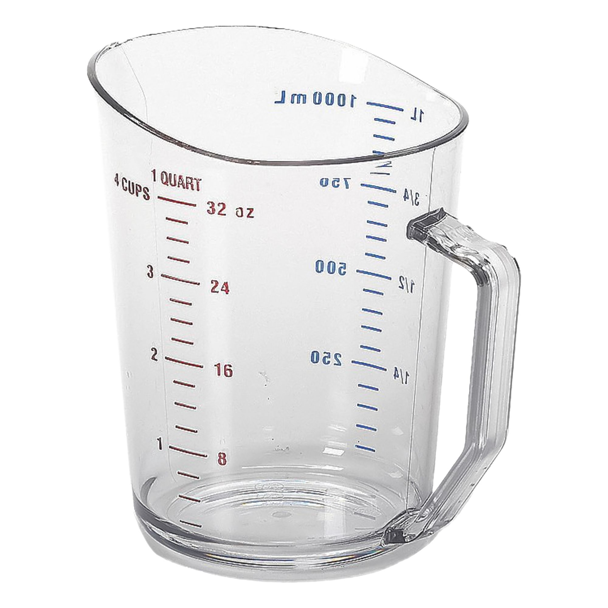 CAMBRO, Dry/Liquid, 1 qt Capacity, Measuring Cup - 859NR1|CA100MCCW135 ...