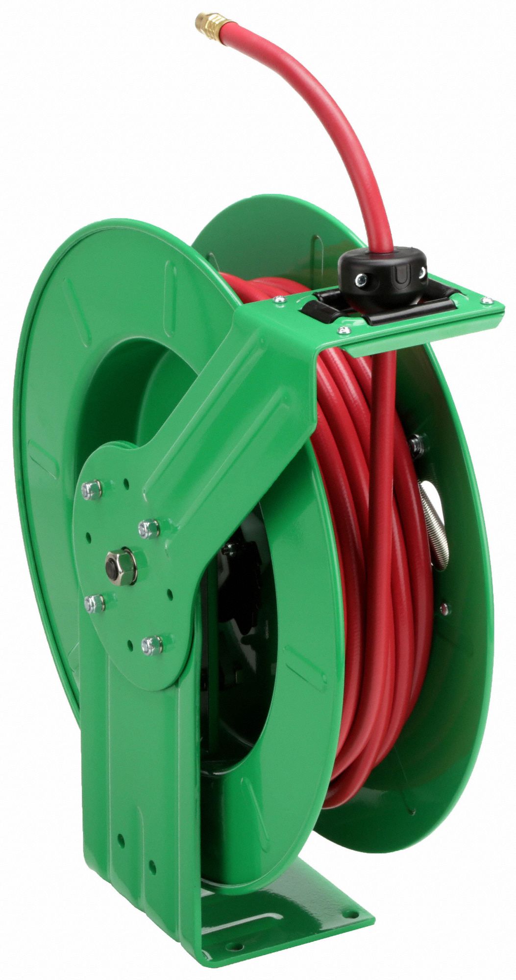 SPEEDAIRE Spring Return Hose Reel: 50 ft (3/8 in I.D.), 3/8 in MNPT ...