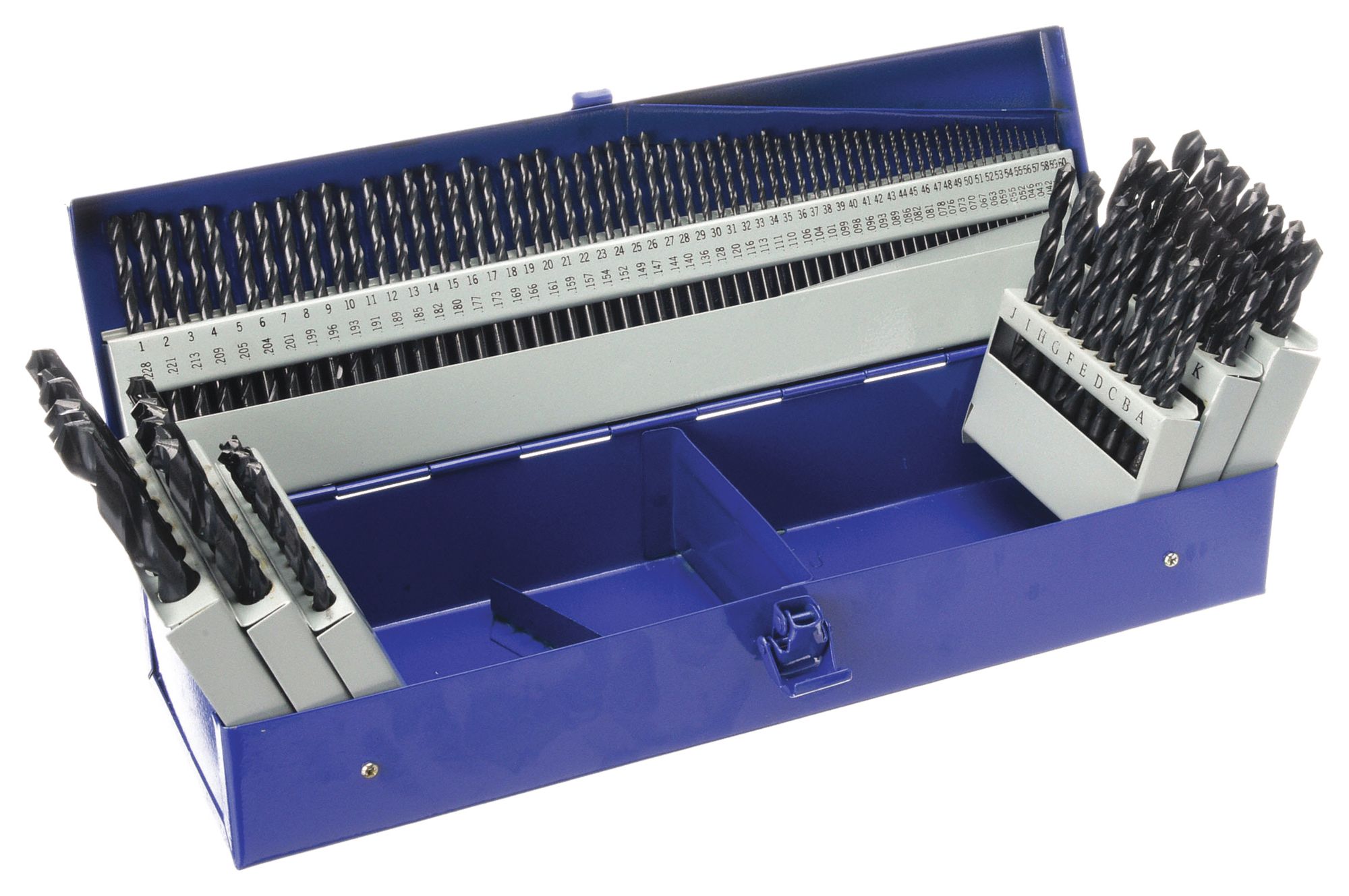 Jobber Drill Bit Set, Drill Bit Point Angle 118° - Grainger