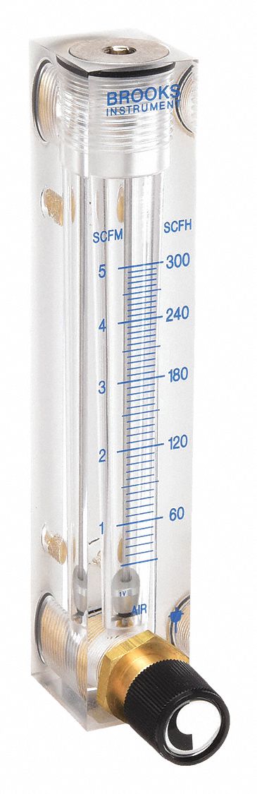 BROOKS, Machined Flow Meter, Variable Area, Mechanical Flowmeter ...