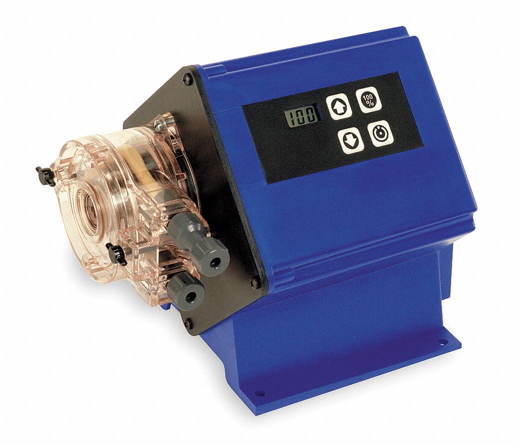 CHEM-TECH, 1 Feeds, Self-Priming, Peristaltic Metering Pump - 4UP08 ...