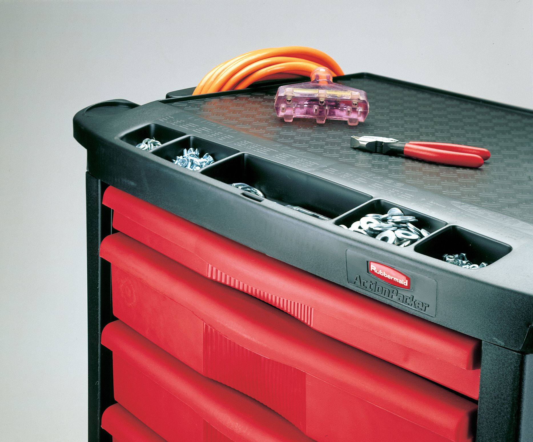 RUBBERMAID COMMERCIAL PRODUCTS Mobile Cabinet Workbench: 32 5/8 in Wd ...