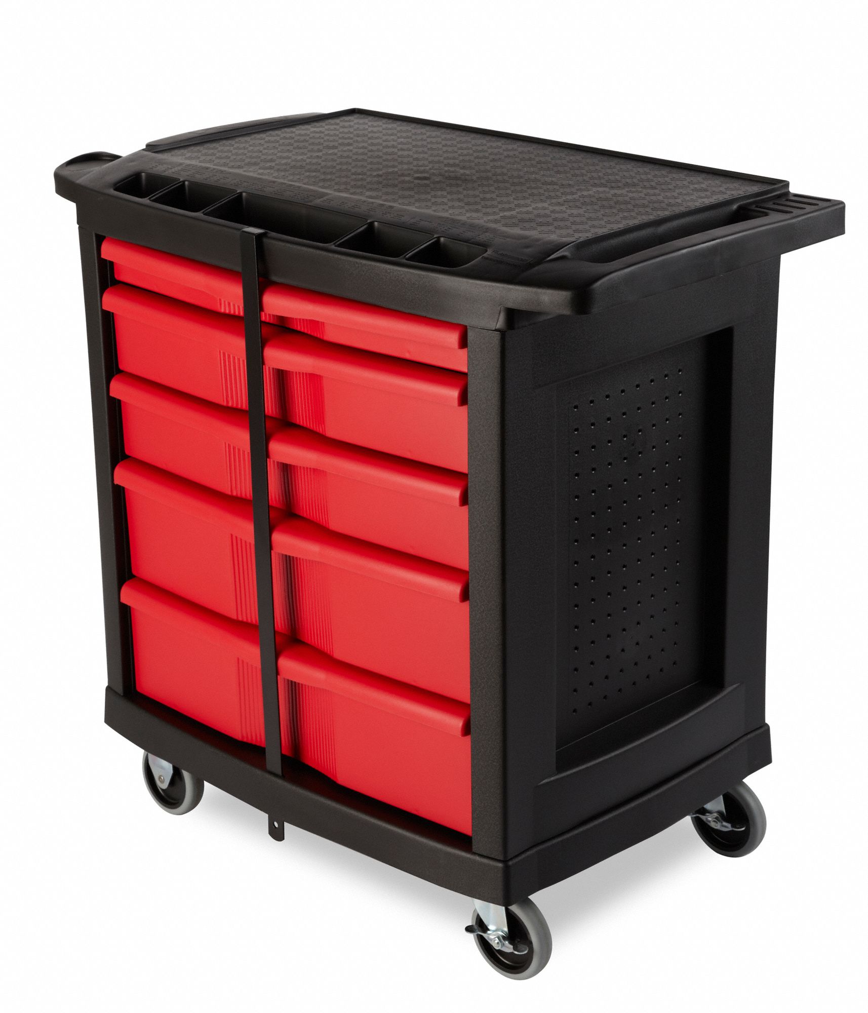 RUBBERMAID COMMERCIAL PRODUCTS Mobile Cabinet Workbench: 32 5/8 in Wd ...