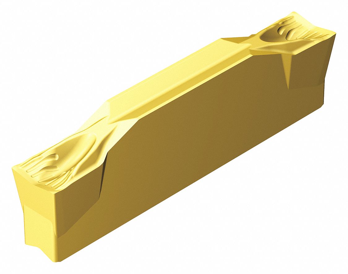 SANDVIK COROMANT, Neutral, 0.006 in Corner Radius, Parting Insert ...
