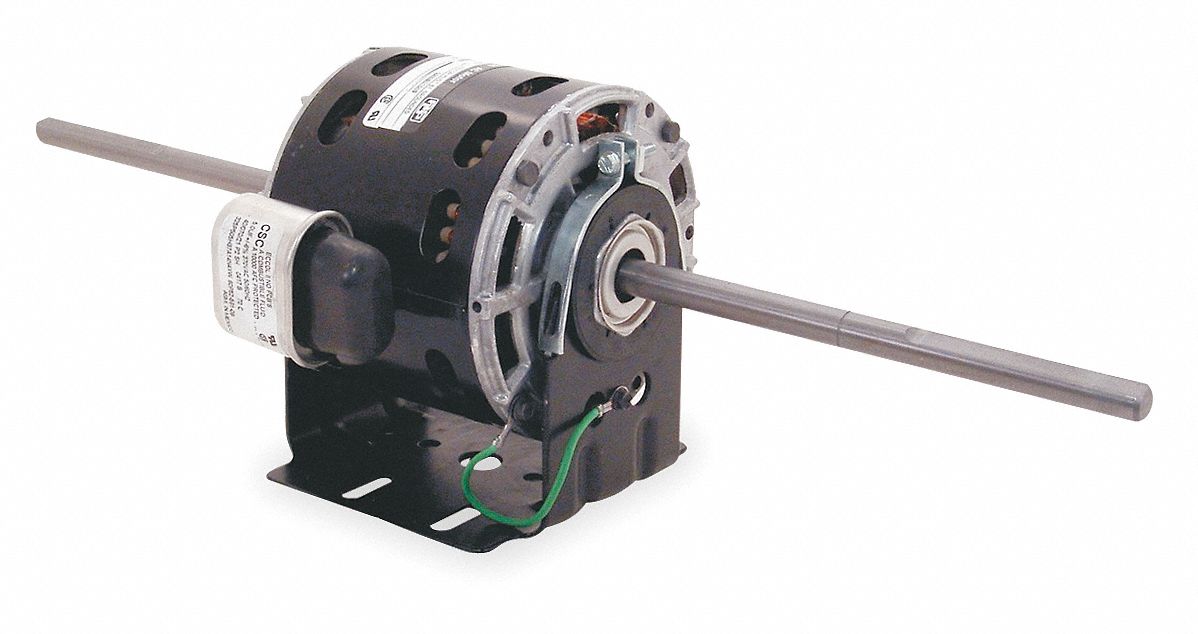1/6 HP Room Air Conditioner Motor,Permanent Split Capacitor,1075 ...