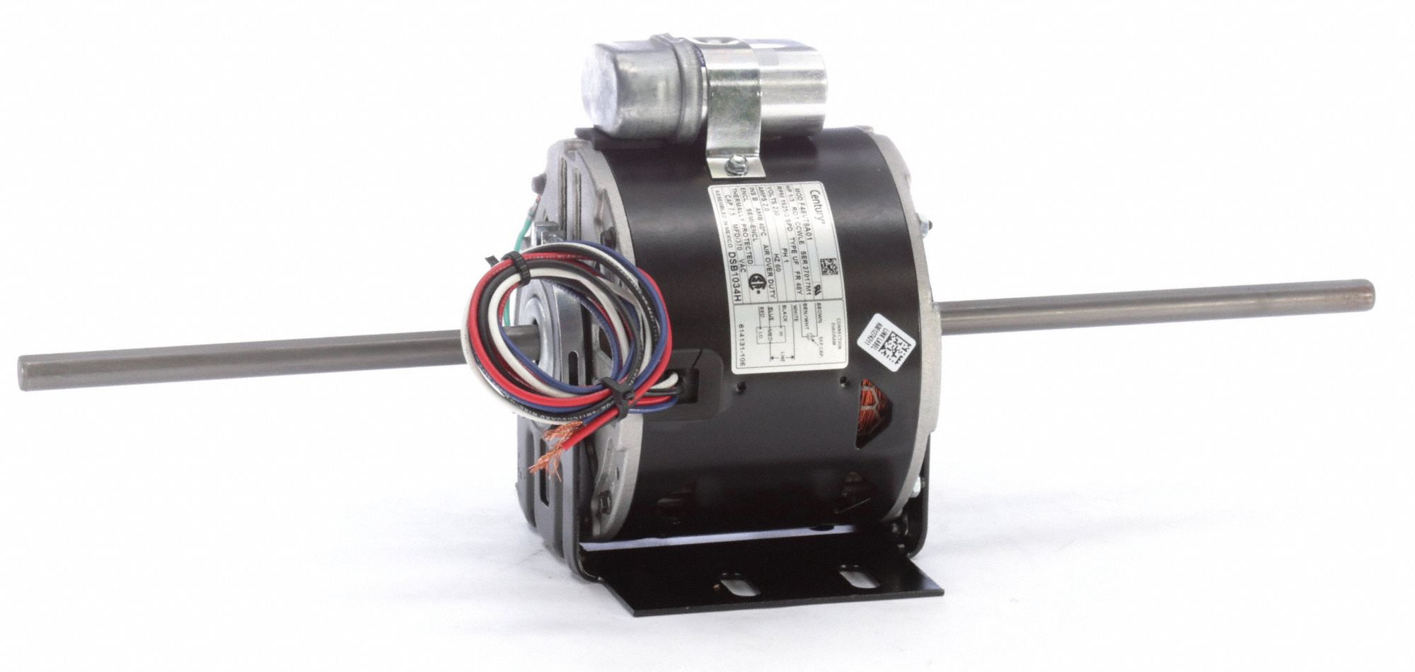 CENTURY Room Air Conditioner Motor, 1/3 HP, Permanent Split Capacitor ...