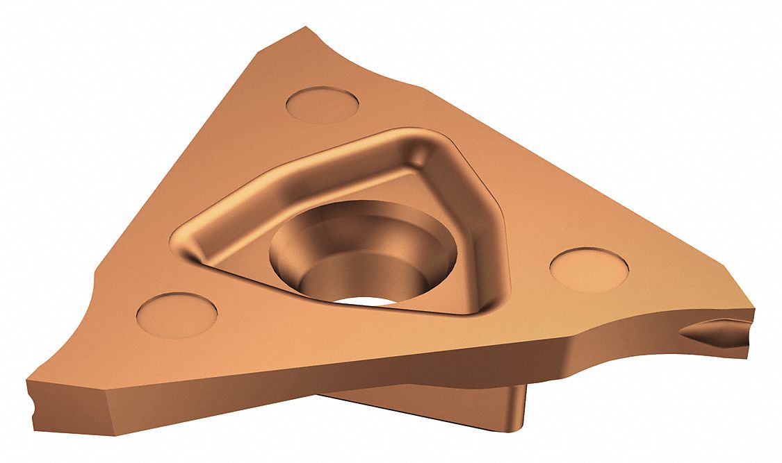 SANDVIK COROMANT, Neutral, 0.002 in Corner Radius, Parting Insert ...