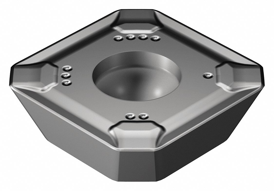 SANDVIK COROMANT, 0.709 in Inscribed Circle, KM, Milling Insert, Medium ...